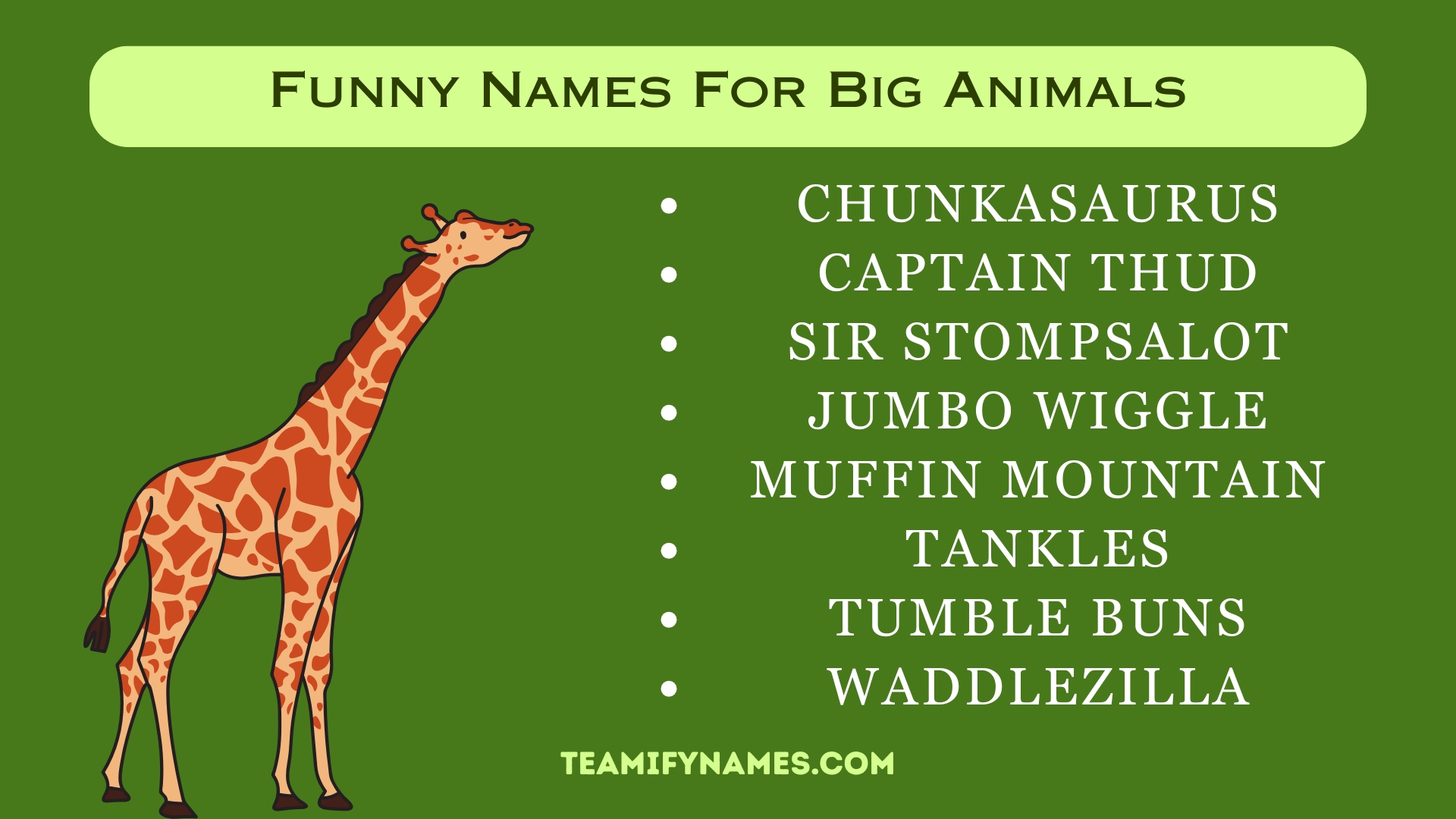 490+ Funny Animal Names for Friends Inspired by Pop Culture & Nature ...