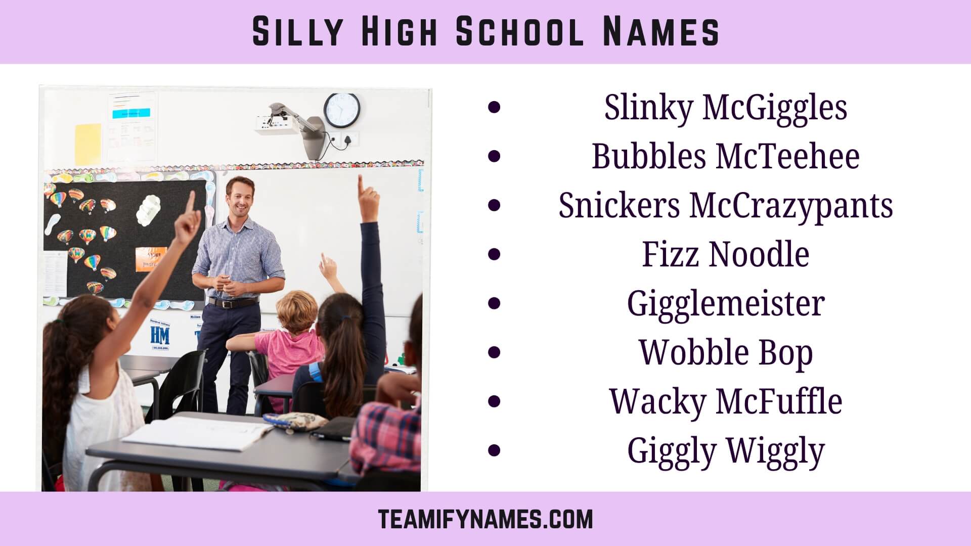 600+ Funny School Names to Spark Laughter and Creativity – Teamify Names