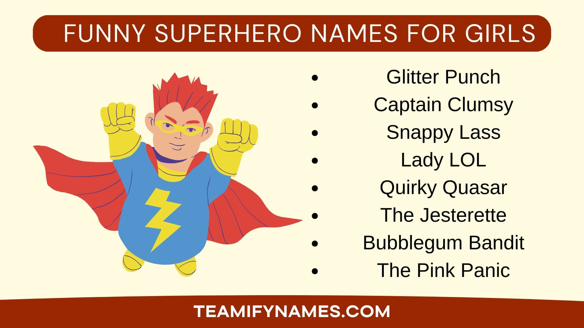 550+ Funny Superhero Names to Save Your Day with Laughter – Teamify Names