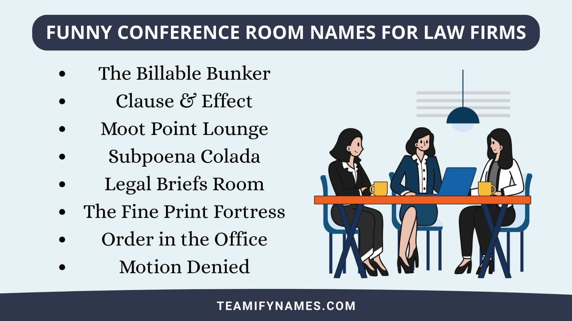 550+ Cool Conference Room Names to Inspire Your Office – Teamify Names