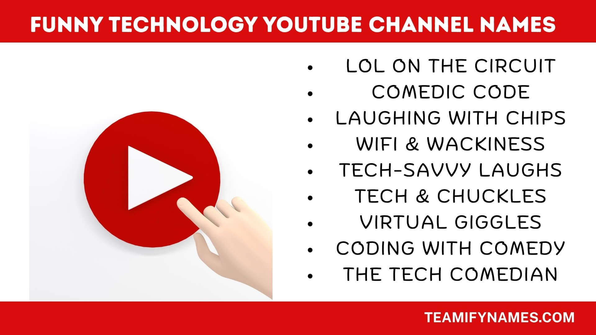 500+ Funny YouTube Channel Names to Boost Your Creativity – Teamify Names