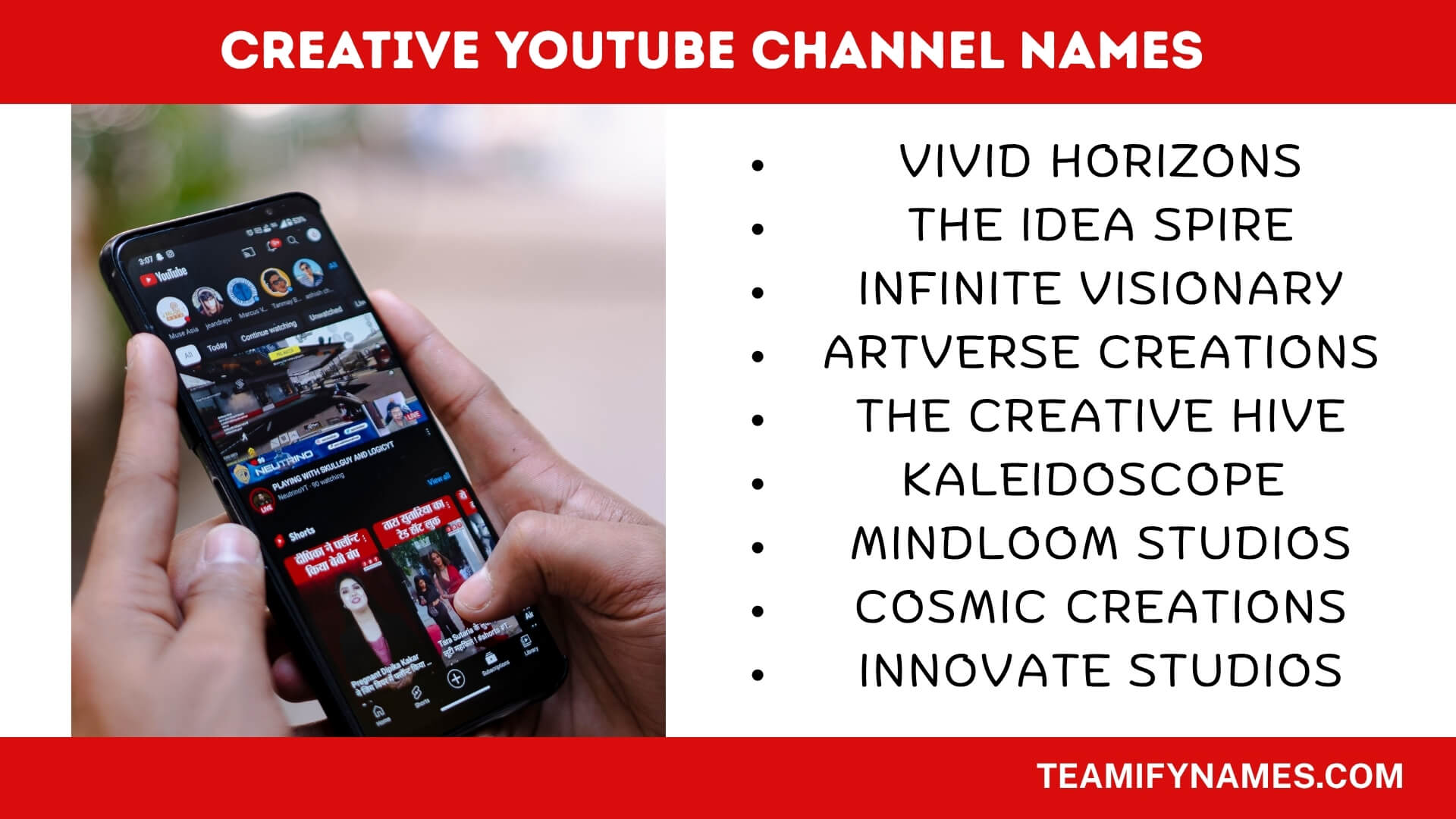 500+ Funny YouTube Channel Names to Boost Your Creativity – Teamify Names