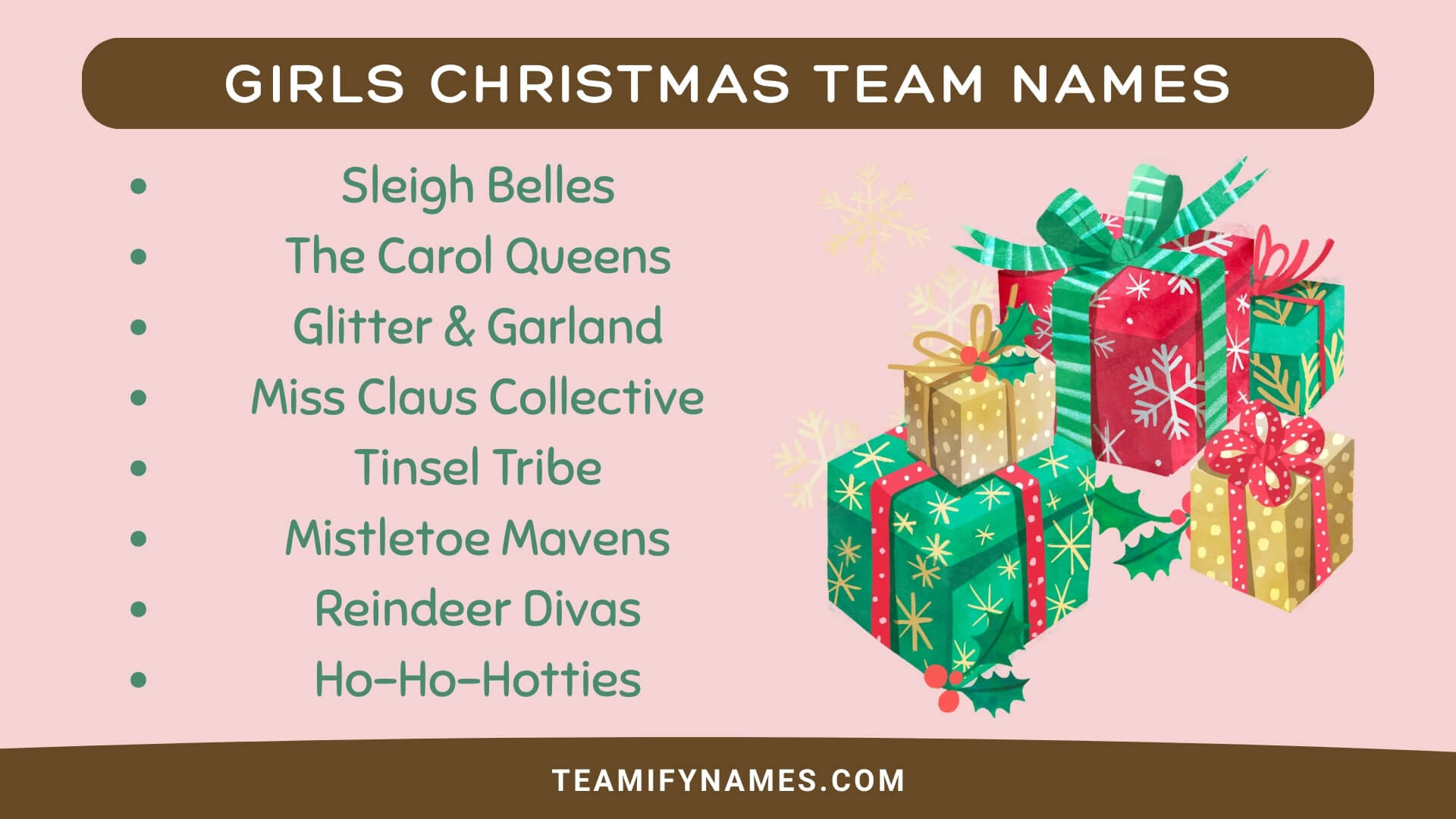 480+ Funny Christmas Team Names to Spread Holiday Cheer in 2025 ...