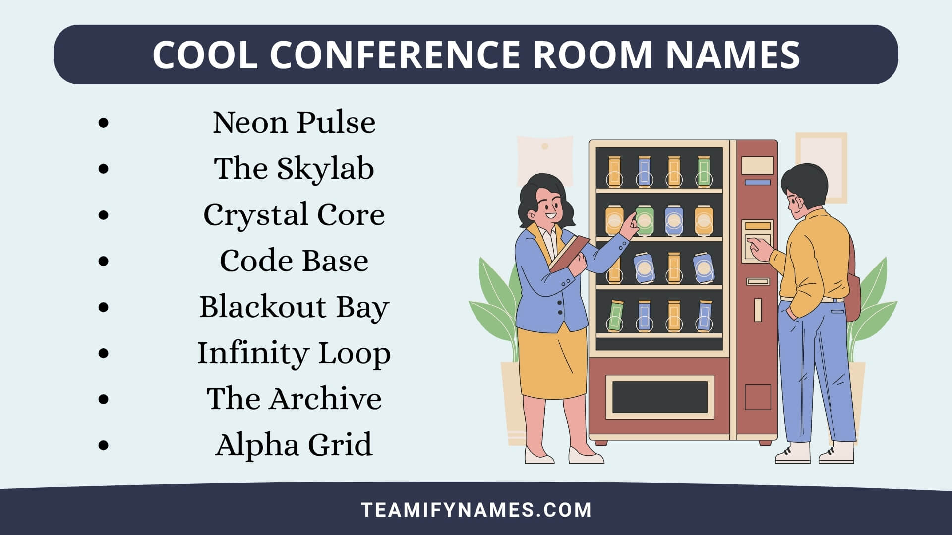 550+ Cool Conference Room Names to Inspire Your Office – Teamify Names