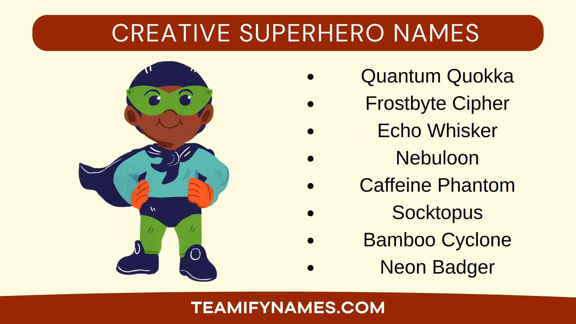 550+ Funny Superhero Names to Save Your Day with Laughter – Teamify Names
