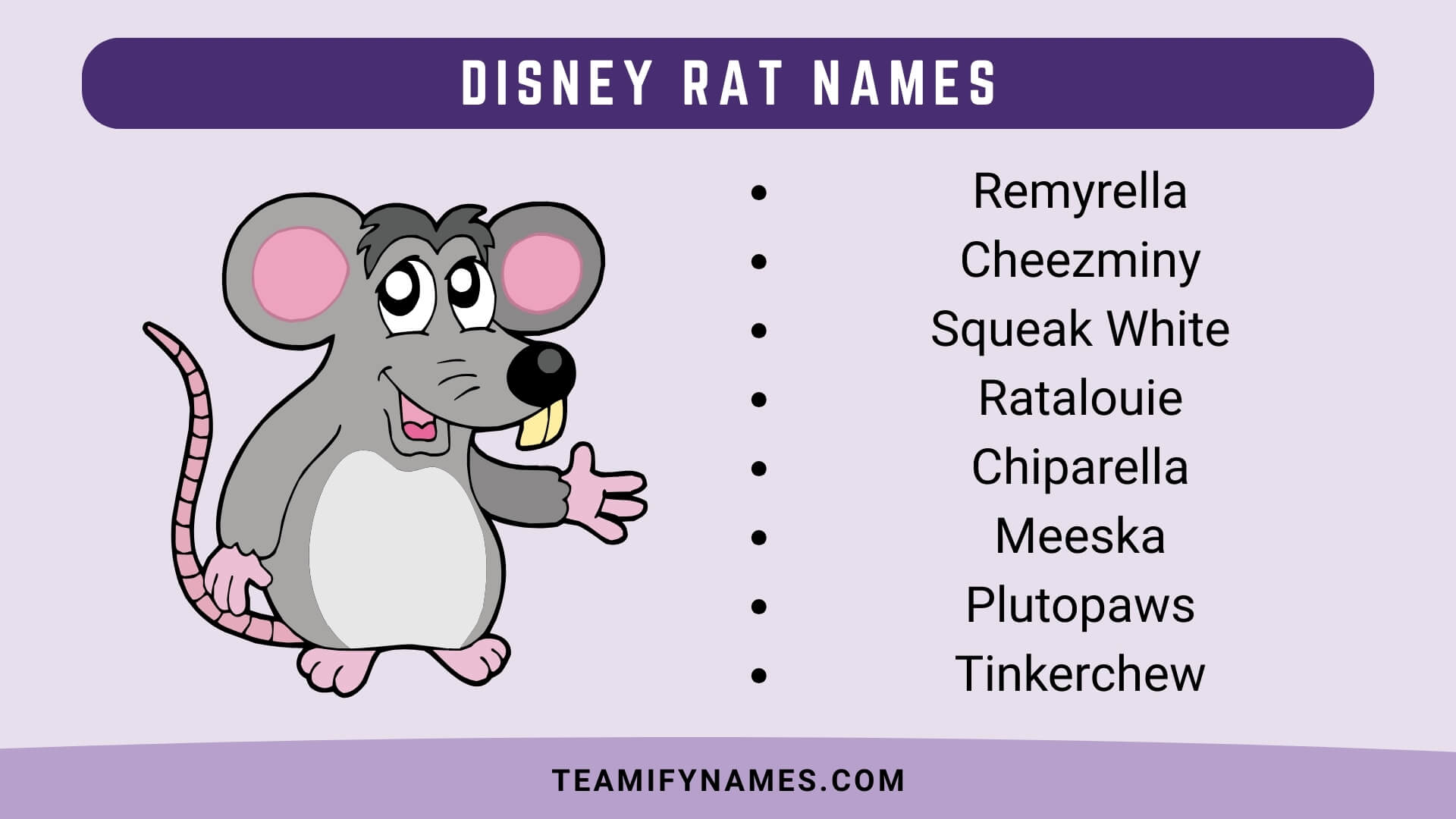 550+ Funny Rat Names That’ll Make You Squeak With Laughter – Teamify Names