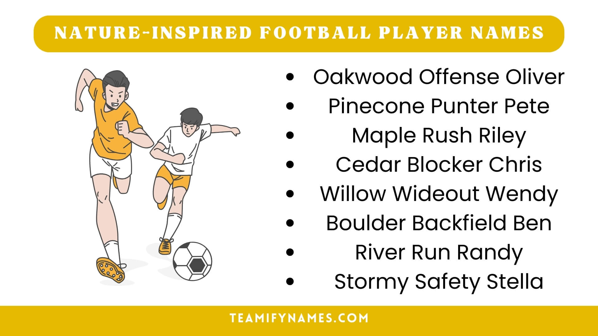 600+ Funny Football Player Names | Hilarious List for Football Lovers ...