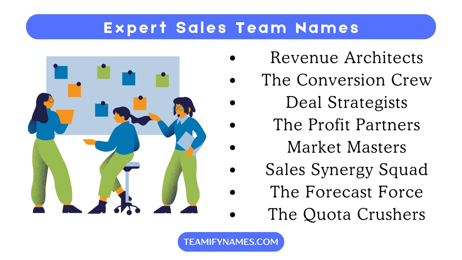 455+ Sales Team Names That Inspire Success & Boost Team Spirit ...