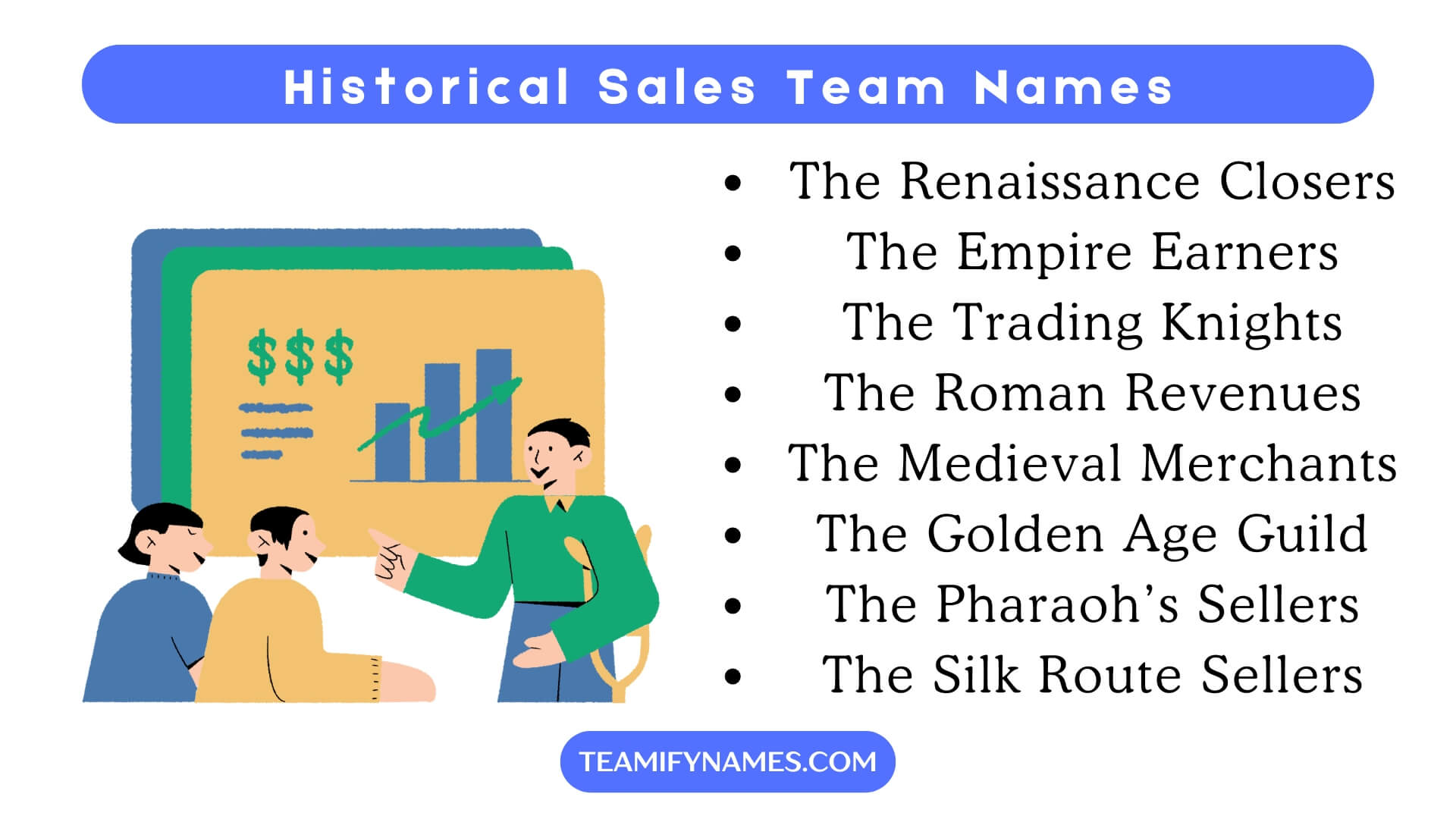 455+ Sales Team Names That Inspire Success & Boost Team Spirit ...